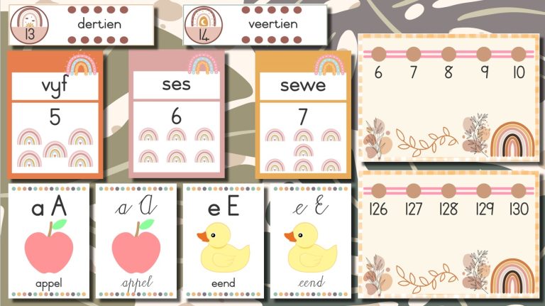 Pastel Pakket – Pastel Package – Tuisonderwys Hulpbronne