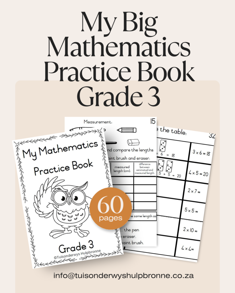 My Big Mathematics Practice Book – Grade 3 – Tuisonderwys Hulpbronne
