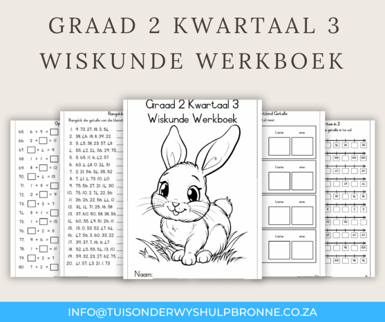 Graad 2 Kwartaal 3 Wiskunde Werkboek – Tuisonderwys Hulpbronne